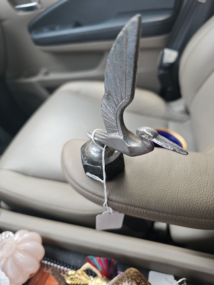 ANTIQUE EARLY 1930'S CHEVY WINGED EAGLE RADIATOR CAP/HOOD ORNAMENT L@@K ...