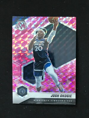 Josh Okogie #12 - 2020-2021 PANINI NBA MOSAIC - PINK CAMO PRIZM ...
