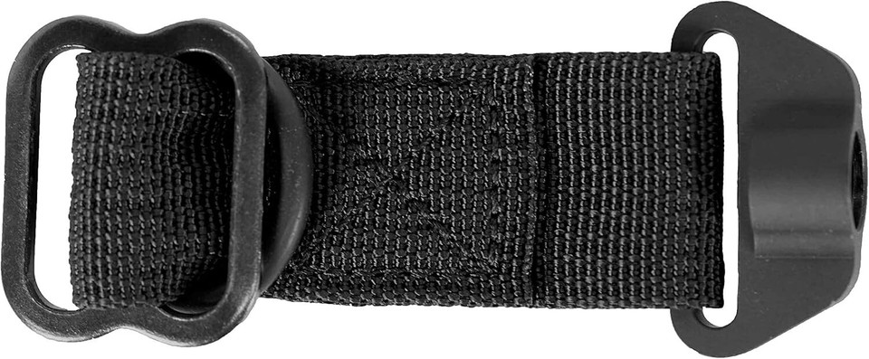 Black Tactical 3-Inch Buttstock Sling Tail with Lock Mechanism - Unisex ...
