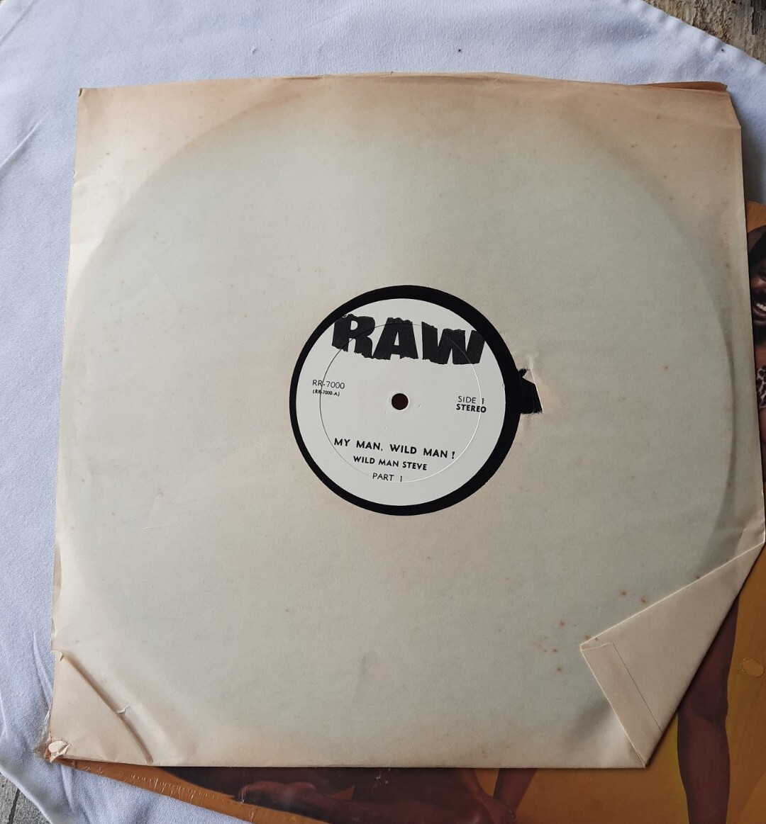 Steve Gallon: My Man Wild Man! Wild Man Steve Vinyl LP RAW 7000 | eBay