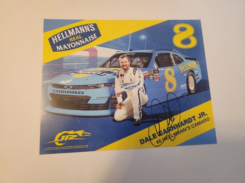 Dale Earnhardt Jr. Autographed 2019 Hellman's #8 Hero Card | eBay