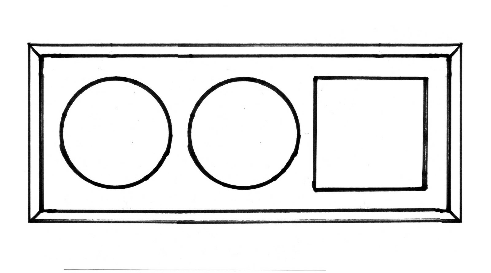 12"double Album Frame double 2 sleeve or 2 Record LP Vinyl Cover Music ...