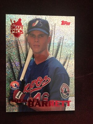 1996 Topps Power Boosters #15 Expos Michael Barrett Rookie Baseball ...