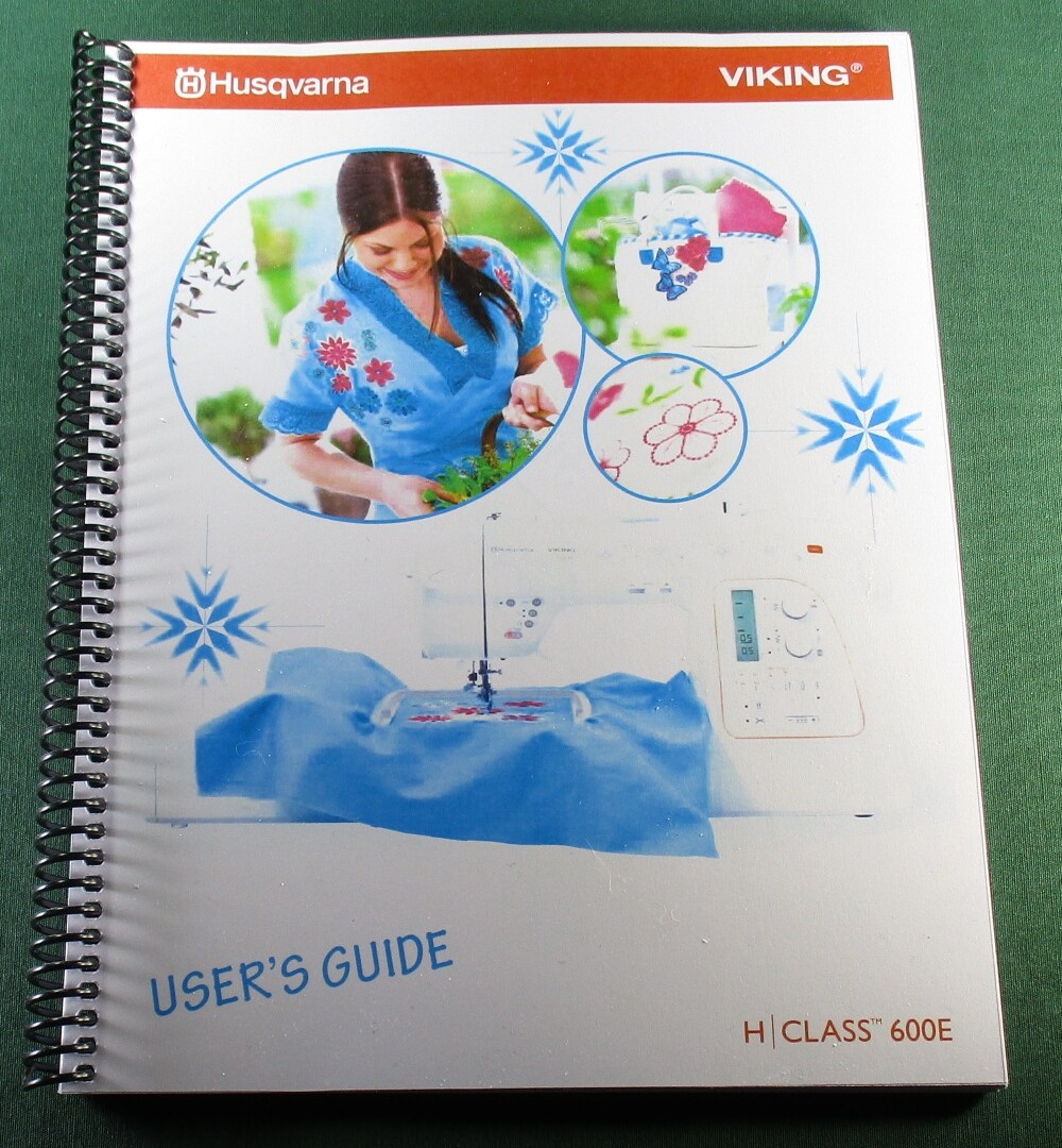 Husqvarna Viking H Class 600E Instruction Manual: w/ Protective Covers ...