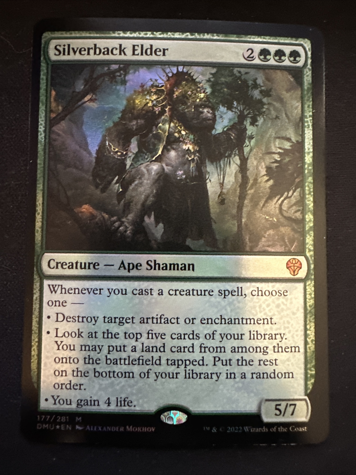 Silverback Elder - [Foil] Dominaria United (DMU) Pack Fresh NM/M MTG Magic | eBay