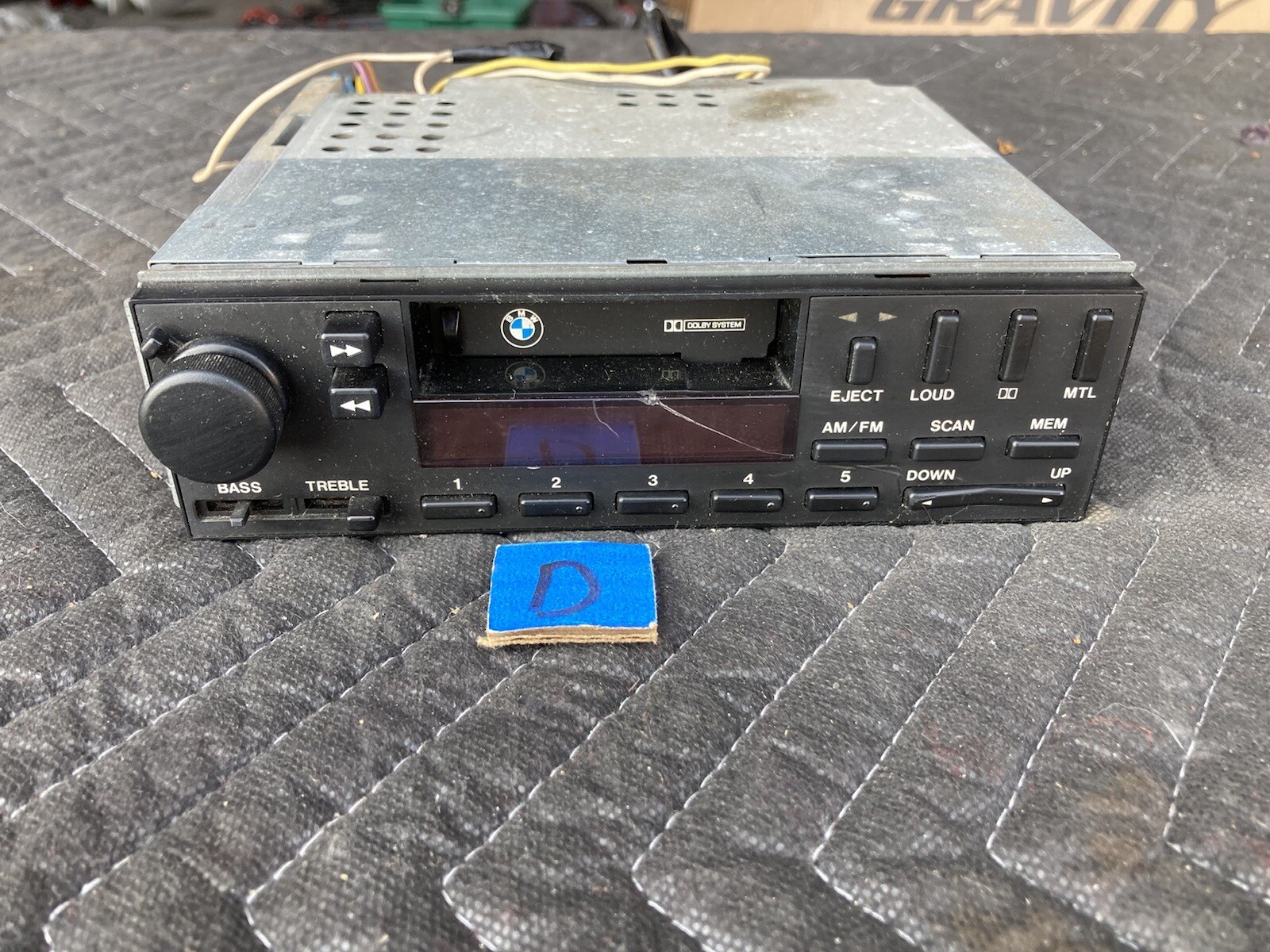 BMW E30 3 Series Am FM Stereo Radio Cassette Player CM5804 W/manuals ...