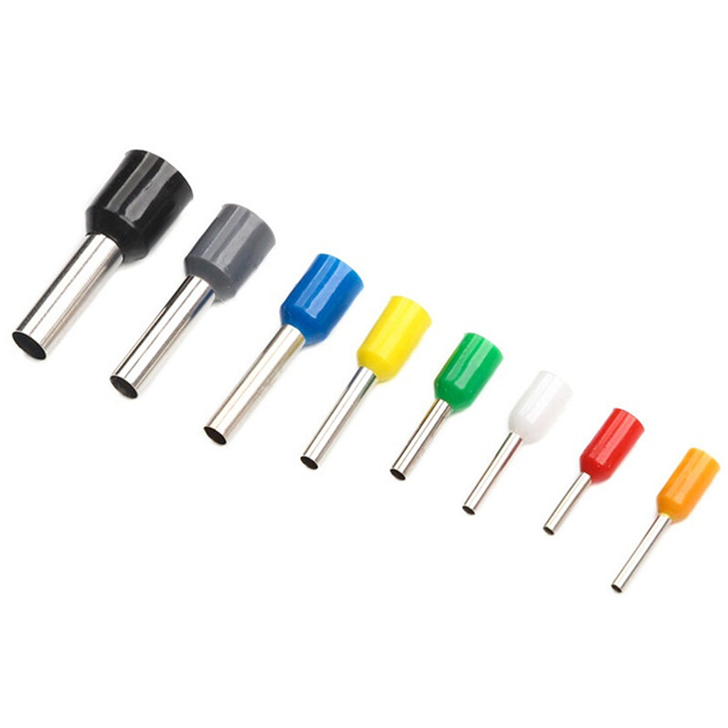 400pcs Tubular Terminal Cord End Wire Connector Electrical Insulated ...