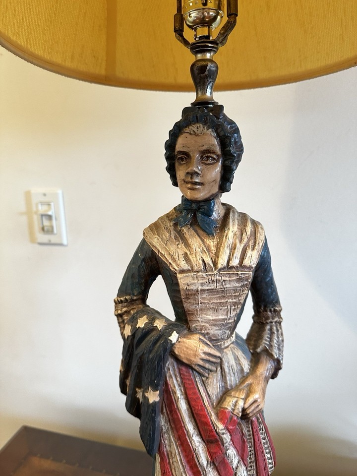 Vintage Betsy Ross And Minuteman Table Lamps | eBay