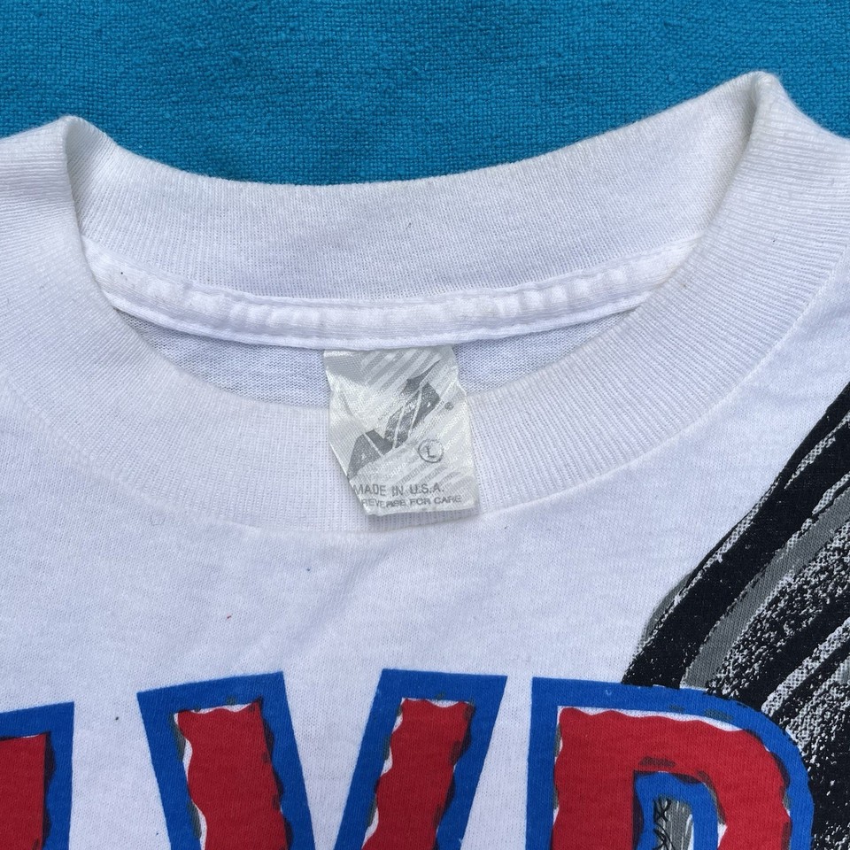Vintage Avia Clyde Drexler All Over Print Shirt Size L | eBay