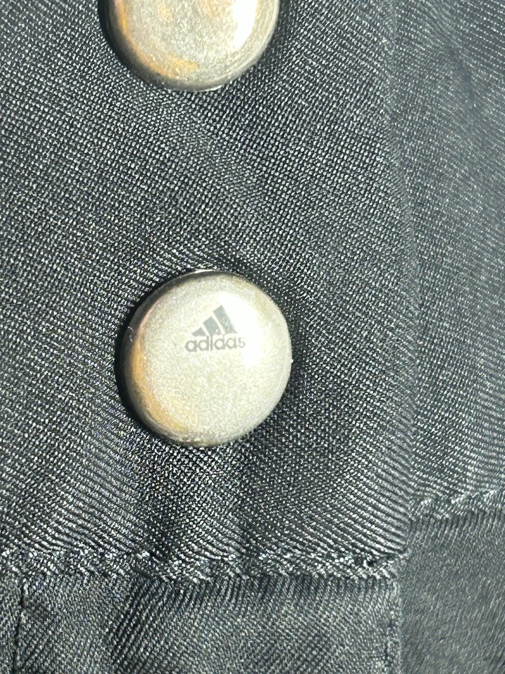 Adidas Shorts Women's Size 8 Black Casual Belt Loops Metal Adidas Logo ...