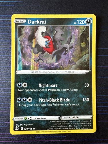 Darkrai 120/196 Swsh11: Lost Origin Holo for sale online | eBay UK