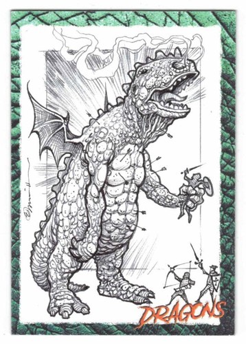 Dragons Series 2. Eric Muller Dragon Sketch Card. Long Dog 2025 | eBay
