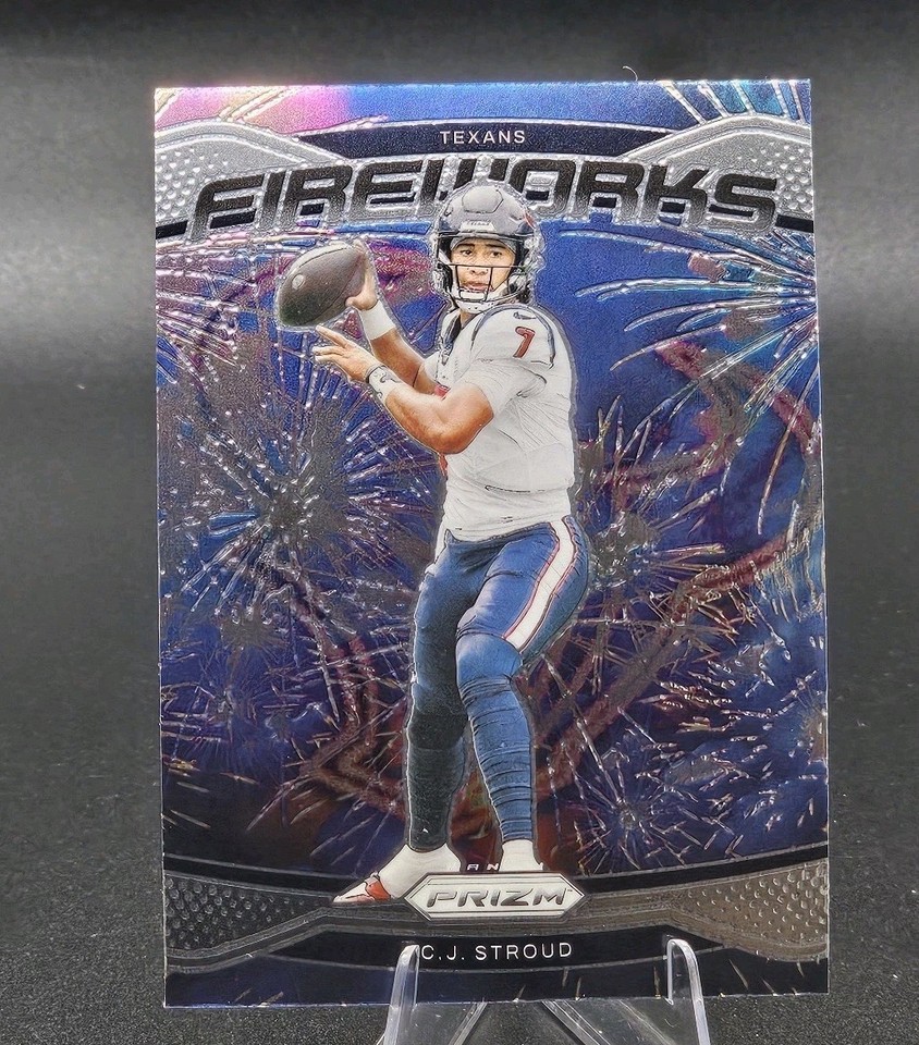2024 CJ Stroud Panini Prizm Fireworks #3 Houston Texans | eBay