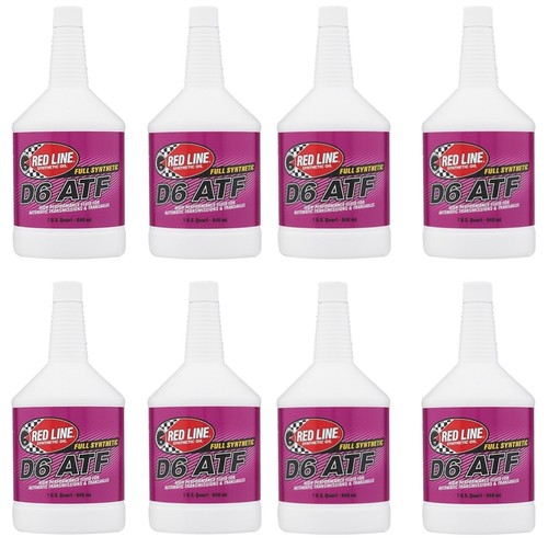 Red Line D6 ATF Synthetic Automatic Transmission Fluid, 1-Quart Pack of ...