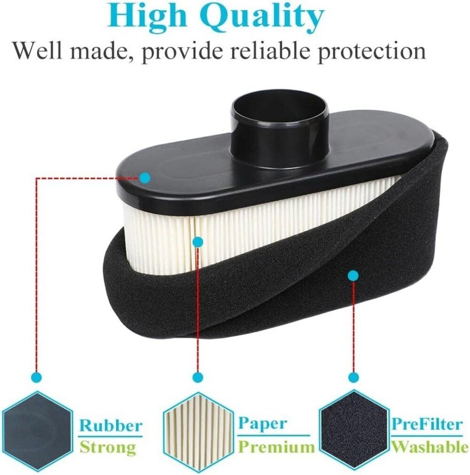 4x Air Filter for Kawasaki FR691V FR651V FR730V FS481V FS541V FS600V ...