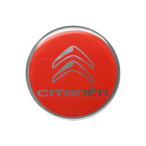 Sticker Citroen 3D Logo, Red, 52 MM | eBay
