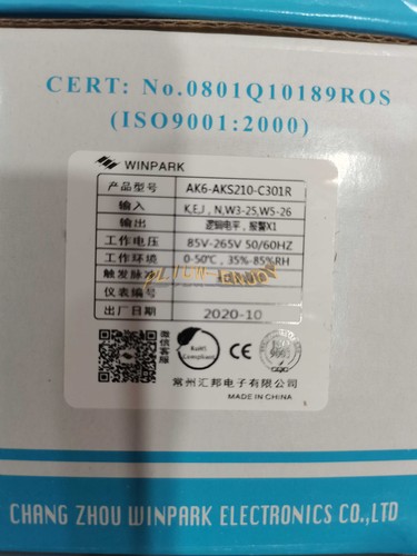 NEW 1PCS WINPARK Temperature Controller AK6-AKS210-C301R 85-265V 50 ...