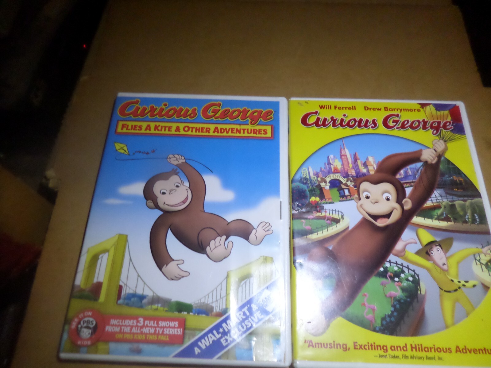 Curious George Flies And Kite And Other Adventures DVD & Curious George ...