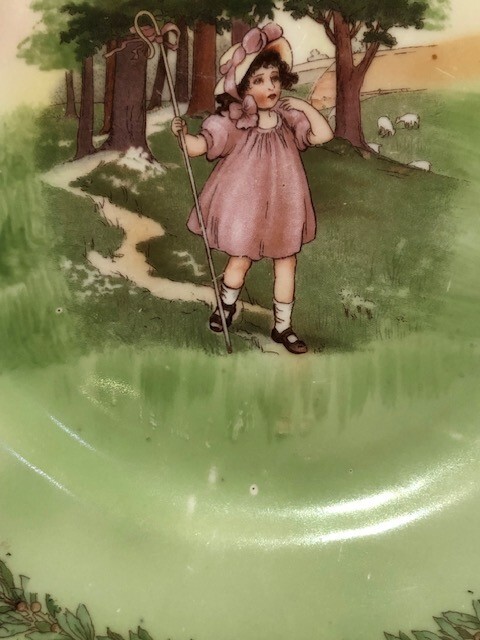 Little Bo Peep Royal Bayreuth Bavaria Nursery Rhyme 7.5” Plate | eBay