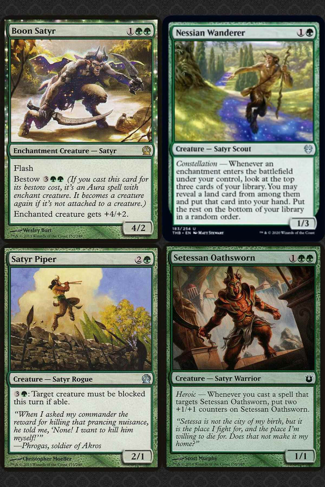 Gallia of the Endless Dance SATYR Commander Deck Gruul Magic MTG Ready ...