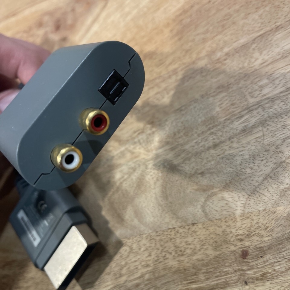 Xbox 360 - Audio Adapter Optical OEM Microsoft Xbox 360 Tested #111 | eBay