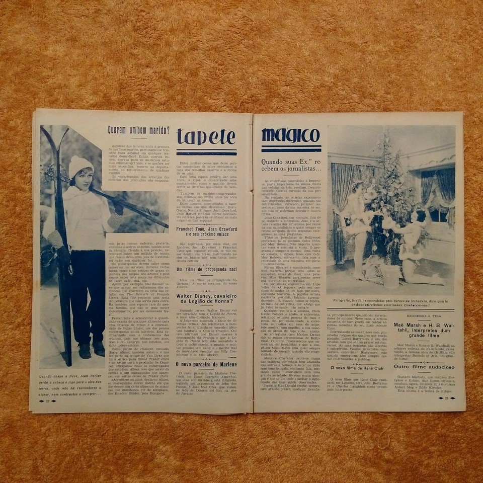 CLAIRE TREVOR Cover 1934 Elizabeth ALLAN Shirley TEMPLE Jean HARLOW ...