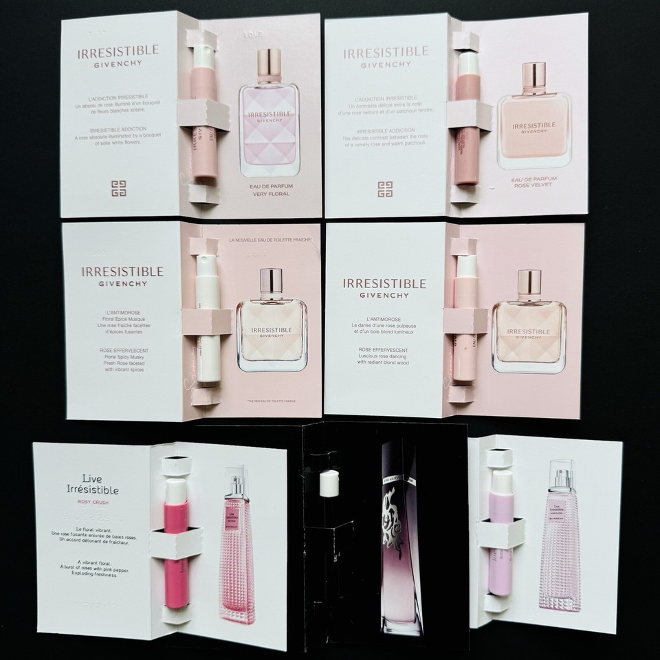 Givenchy Perfume Collection Sample Spray Vials 12pc Set | eBay