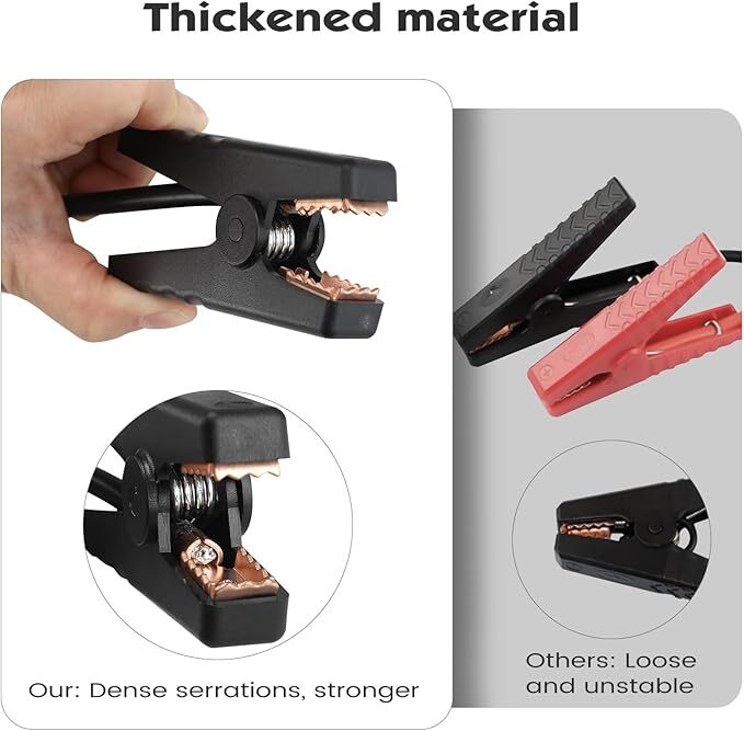 2PACK 5.9FT 8AWG Cable Jumper Starter Jump Kit for Milwaukee M18 ...