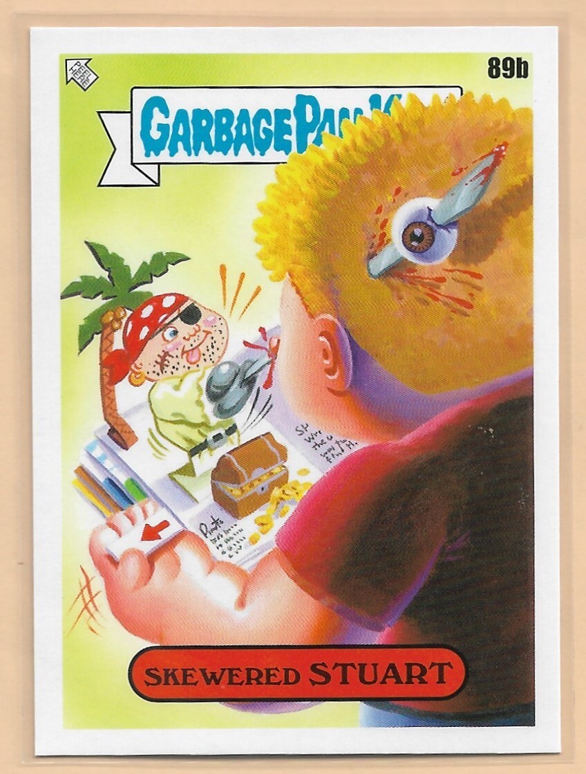2022 GARBAGE PAIL KIDS GPK BOOK WORMS Skewered Stuart 89b | eBay