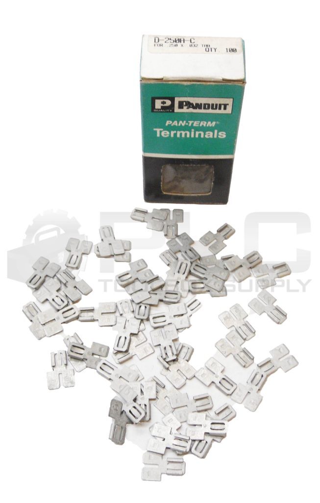 NEW BOX OF 55 PANDUIT D-250A-C PAN-TERM TERMINALS .250X.032 TAB | eBay