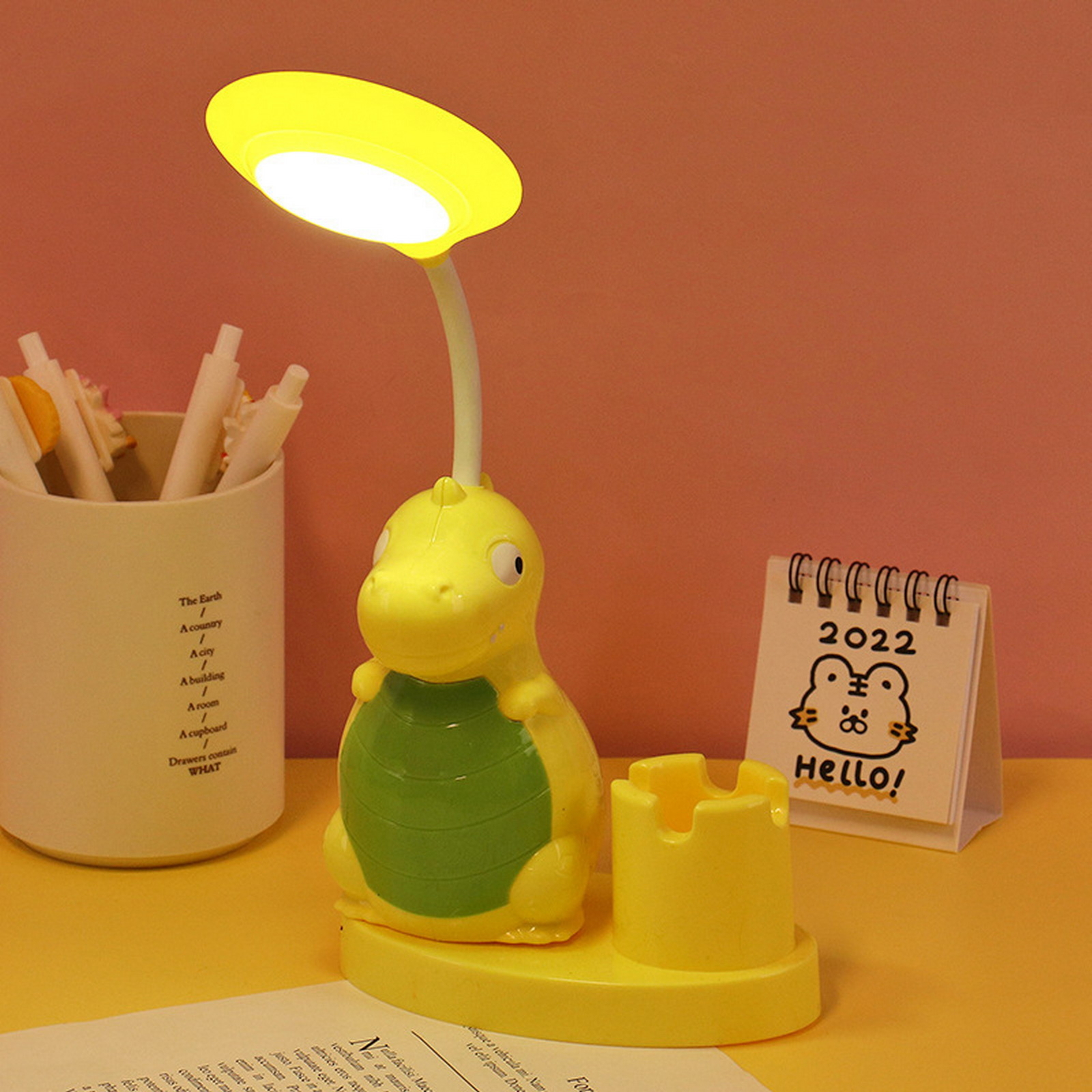 Dinosaur Led Lamp Adorable Appearance Decorative Cartoon Dinosaur ...