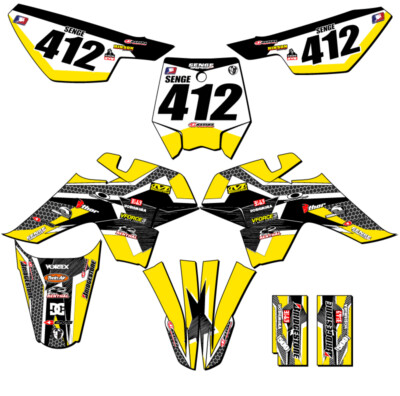 SR 70 C PODIUM Yellow Senge Graphics Kit Compatible with SSR | eBay