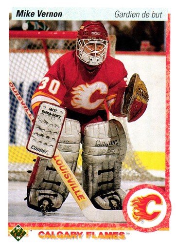 Mike Vernon Calgary Flames #254 Upper Deck 1990 NHL Hockey Card | eBay