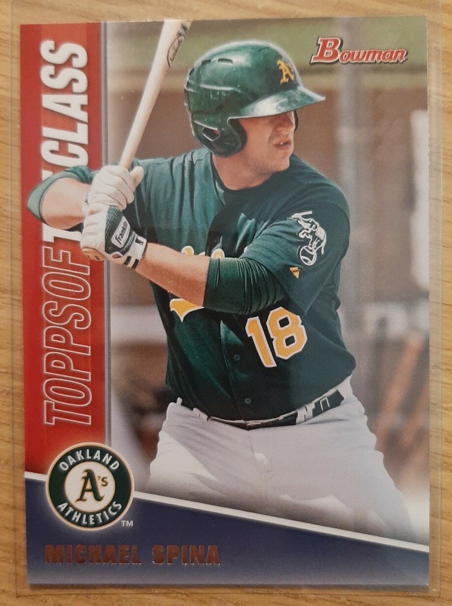 2011 BOWMAN TOPPS OF THE CLASS MICHAEL SPINA #25 OAKLAND ATHLETICS | eBay