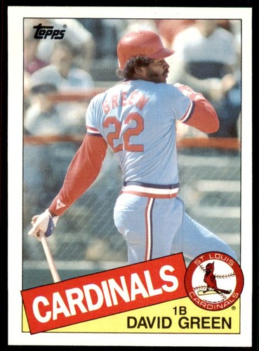 1985 Topps David Green 1b St. Louis Cardinals #87 | eBay