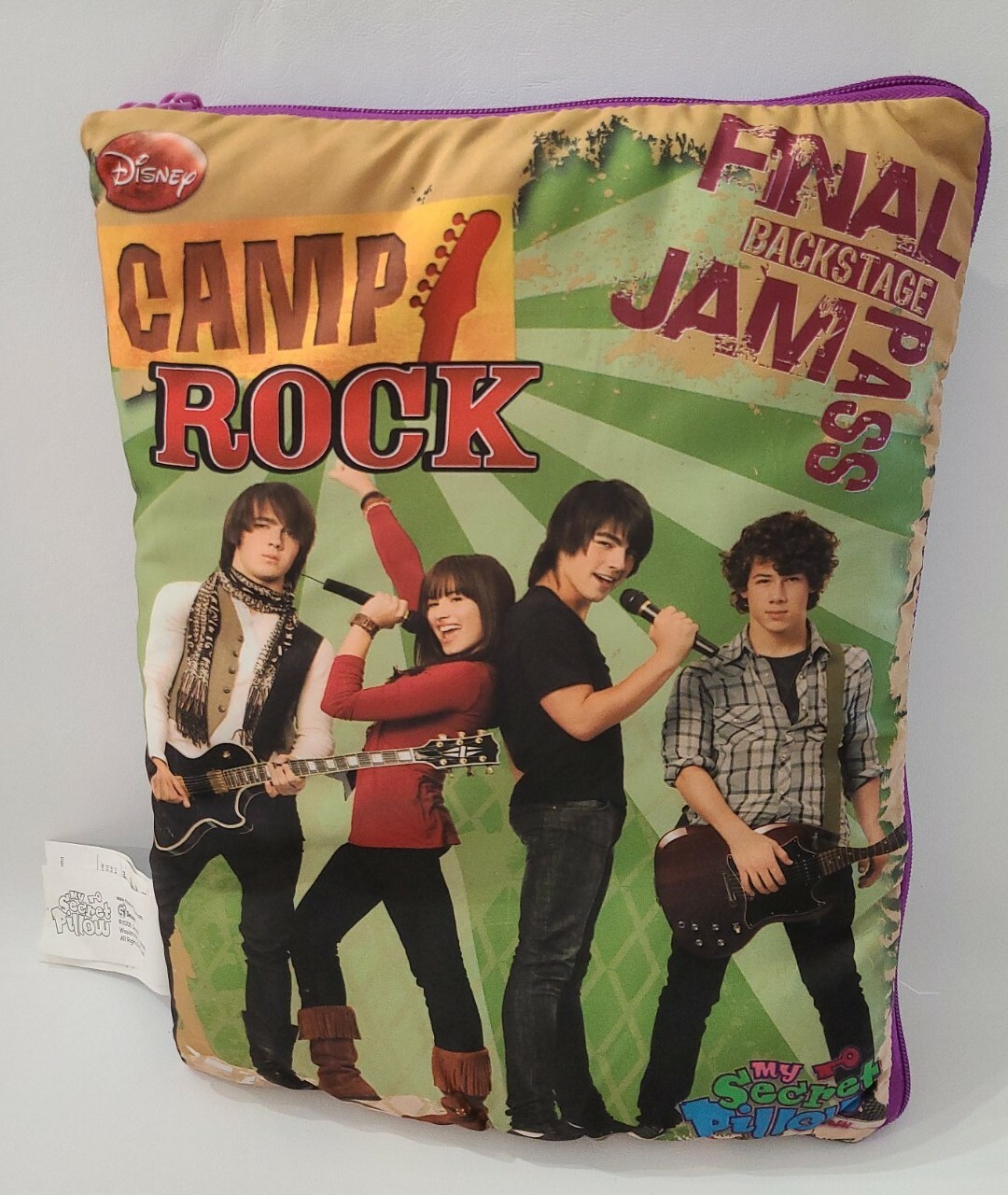 My Secret Pillow Disney Camp Rock Soft Diary & MP3 Speaker Senario 2008 ...