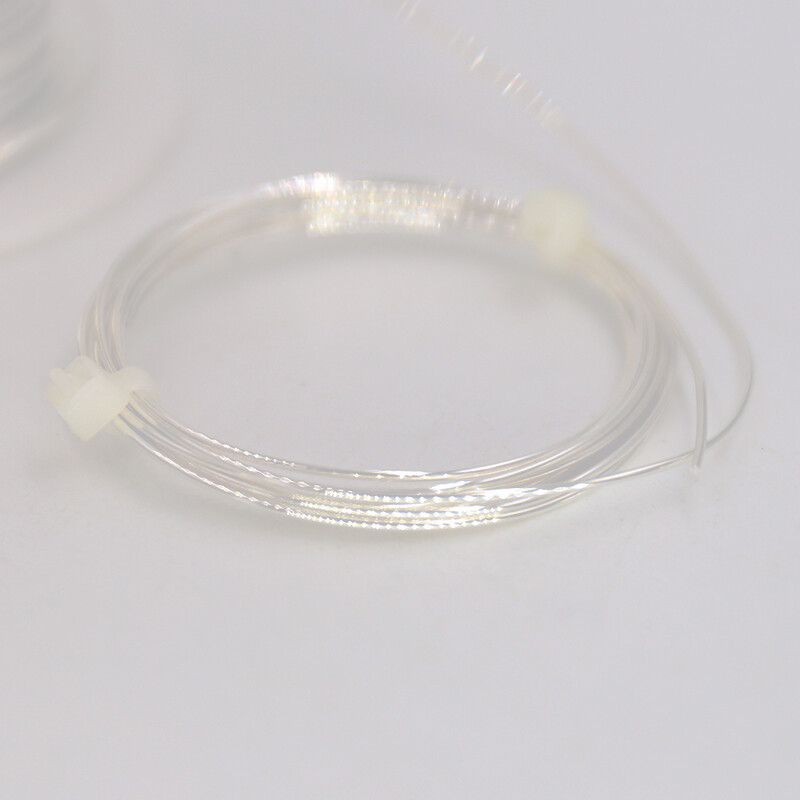 Per Meter 5N Solid Pure Silver Core Audio Cable Wire for DIY HiFi Phono ...