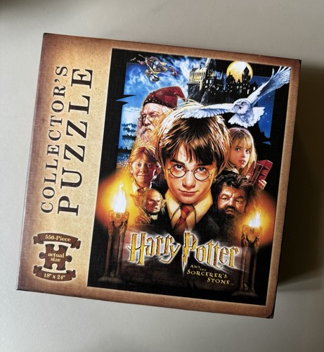 Harry Potter Sorcerer’s Stone Collector’s Puzzle 550 Pcs Complete 18x24 ...