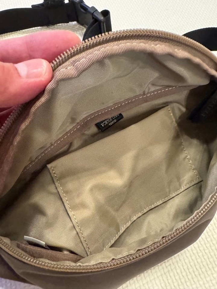 PORTER Body Bag Brown Porter Mini Shoulder Bag | eBay