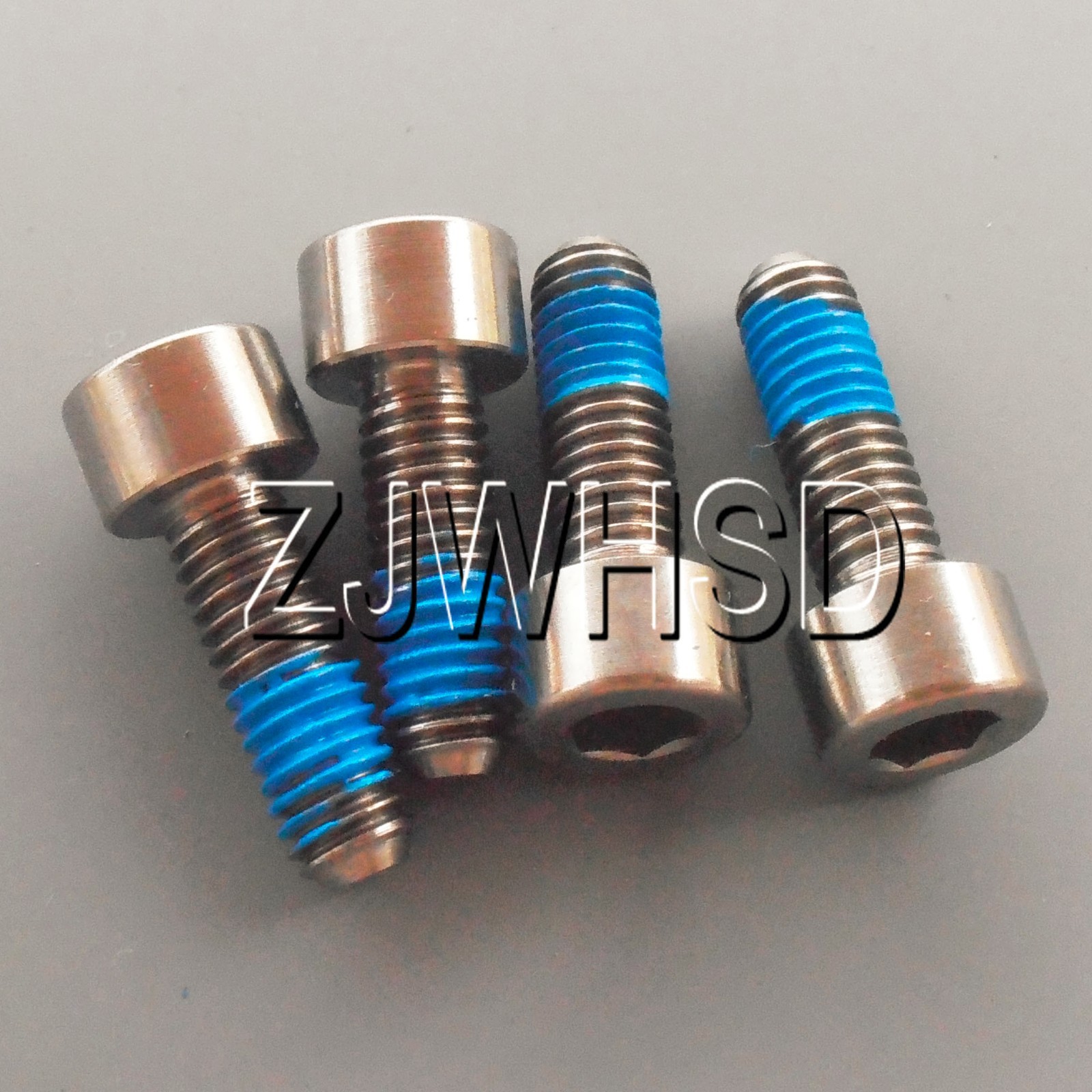 4pcs M6 x 18 Ti Titanium Screw Bolt Allen hex Socket Cap head with ...