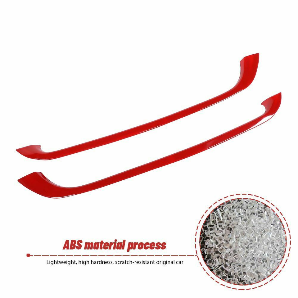 Inner Rear Door Storage Box Trim Cover Decor Strips for Dodge RAM 1500 ...