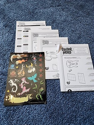 Guitar Hero Stickers Neversoft Redoctane Budcat Vicarious Unused ...