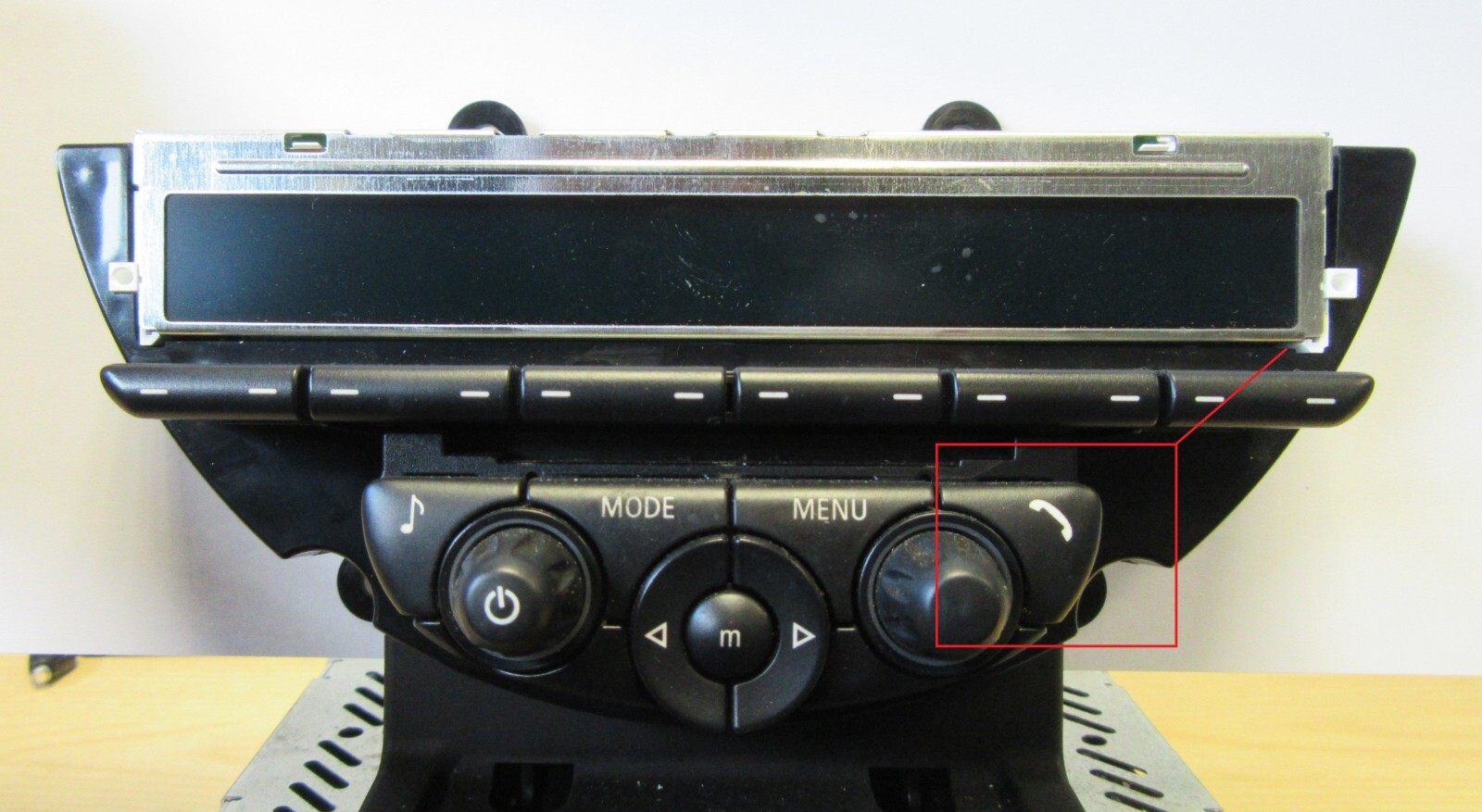 Genuine MINI Black CD / Radio Head Unit Phone Button - R56 R55 R60 R61 ...