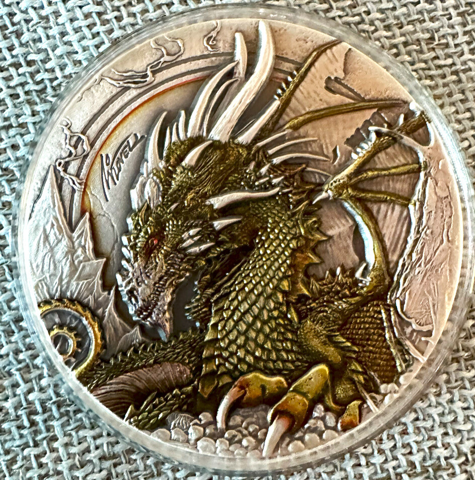 2023 Niue The Fire Drake 50g Silver Antiqued Coin | eBay