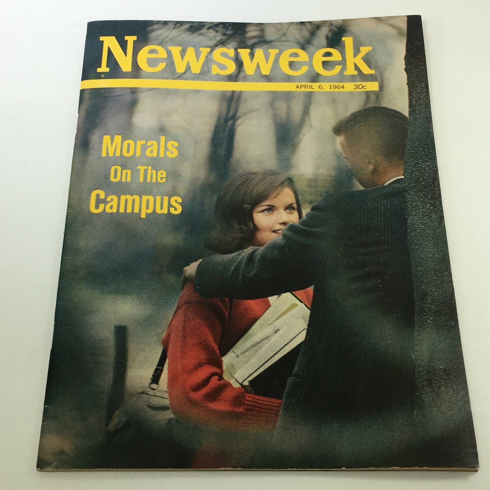 VTG Newsweek Magazine April 6 1964 - Morals On The Campus / Newsstand ...