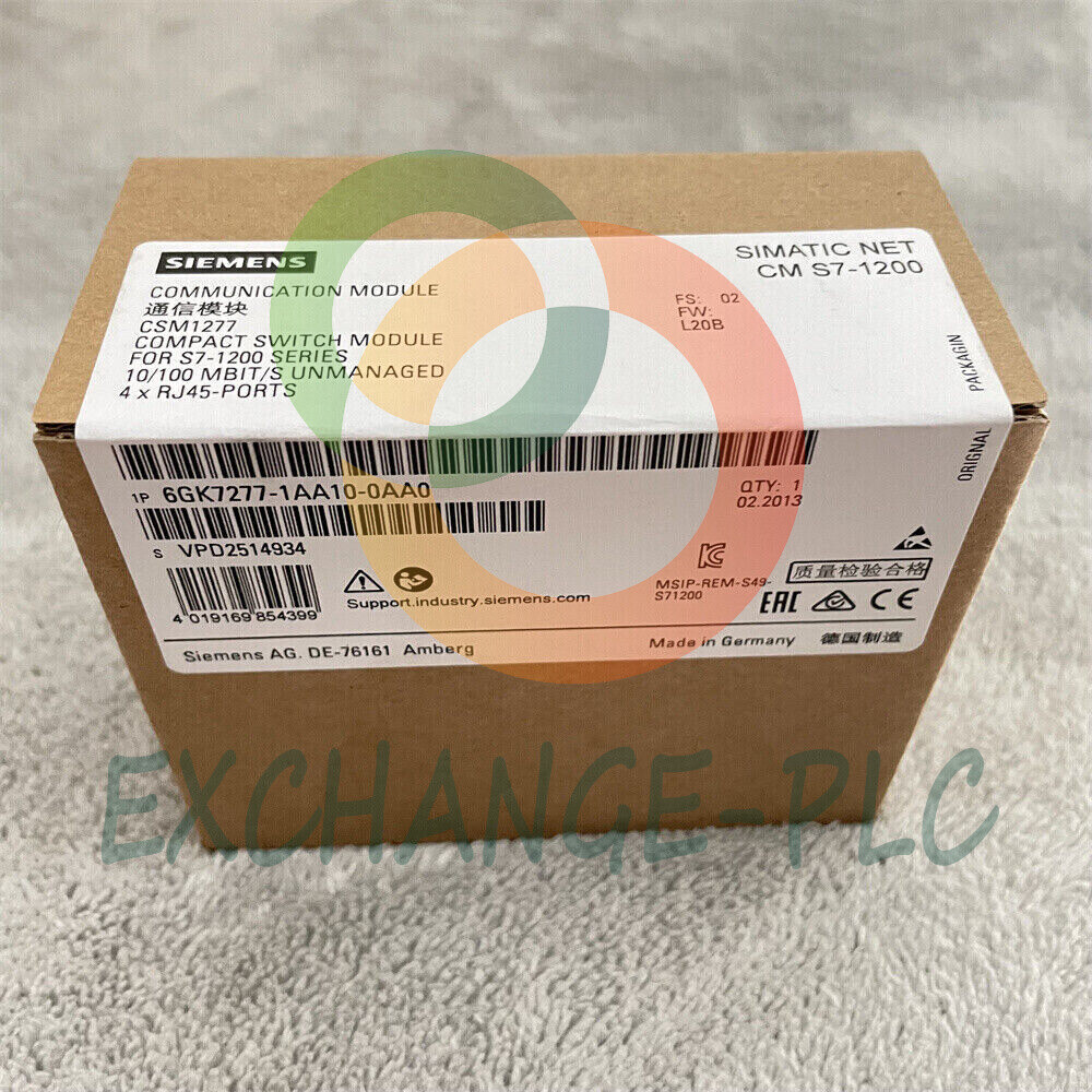 SIEMENS 6GK7277-1AA10-0AA0 S7-1200 Compact Switch Module NEW 1PCS | eBay