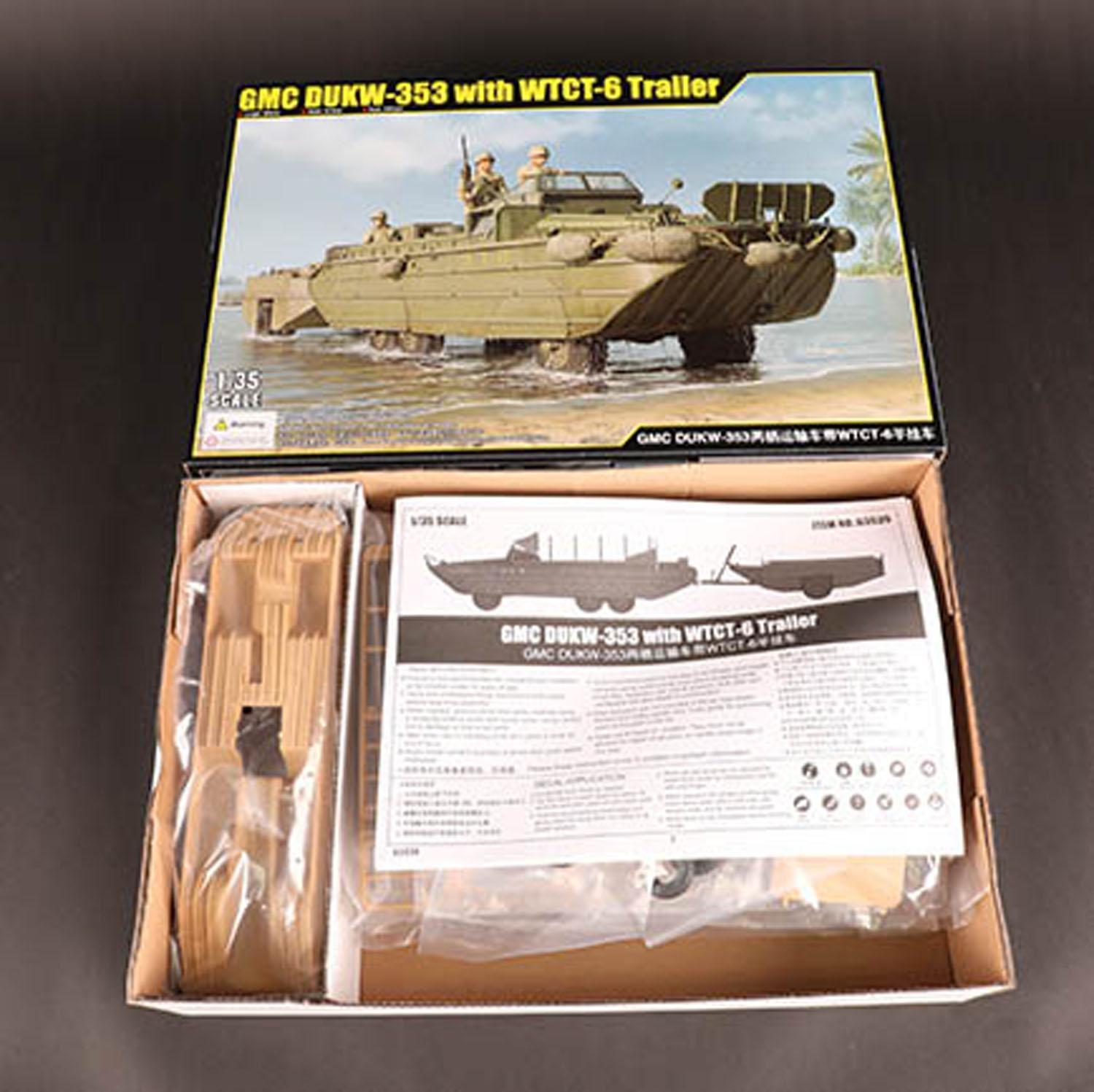 1/35 Trumpeter I Love Kit GMC DUKW-353 mit WTCT-6 Anhänger ...
