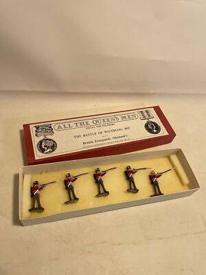 All The Queen’s Men Toy Soldiers British Foot guards Waterloo 1815 Set ...