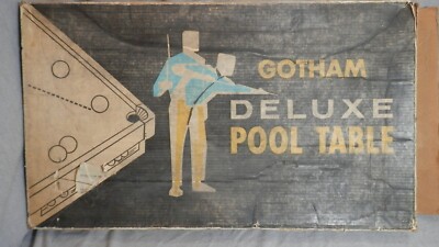 Vintage GPS Gotham Mini Table Top Pool Table With Box RARE | eBay