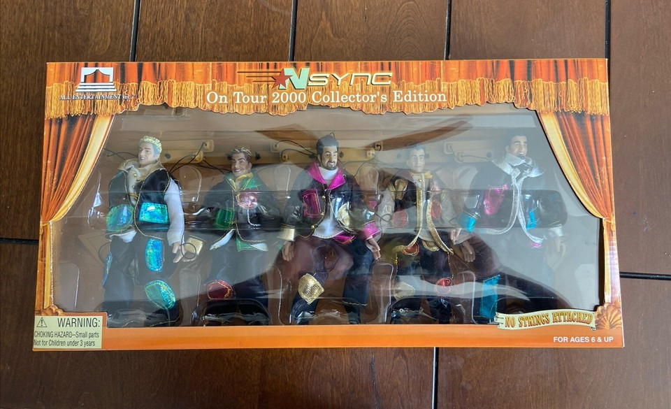 NSync Band On Tour 2000 Collector's Edition Toy Set Puppets Action ...